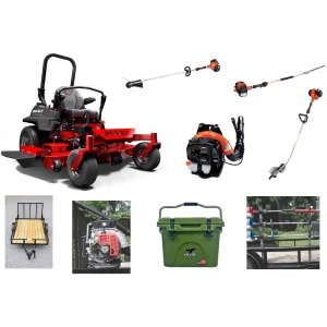 GE702 Gravely Mower Bundle - PT-252 Zero Turn PB-770T Blower SRM-2620T ...